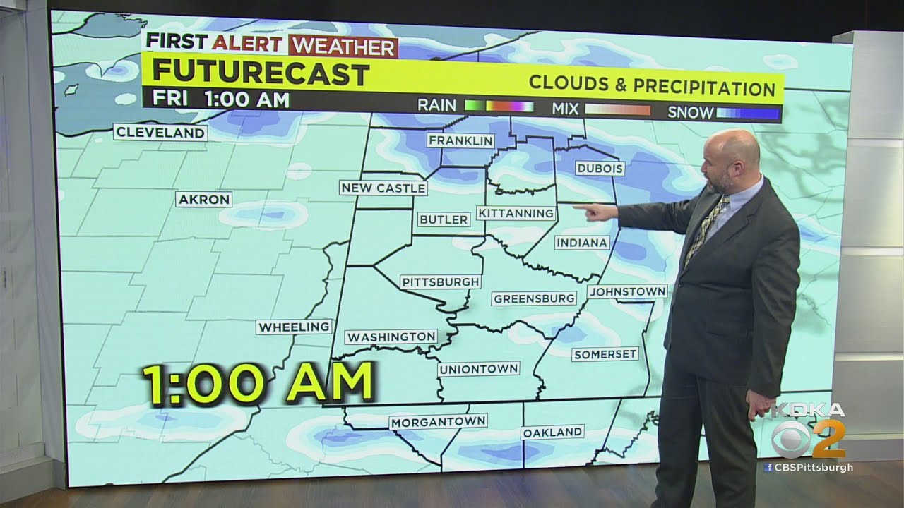 KDKA-TV Nightly Forecast (1/25) - YouTube