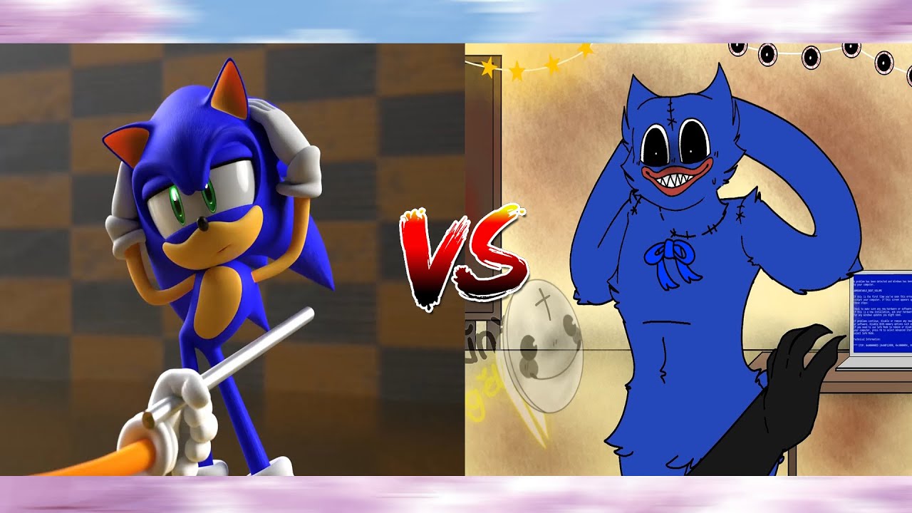 Zero Two Dodging meme - Sonic vs Huggy Wuggy - YouTube