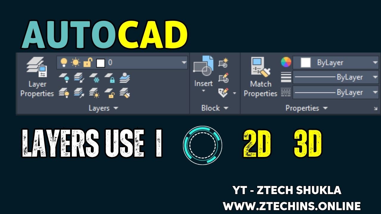 AUTOCAD LAYERS PART I - YouTube