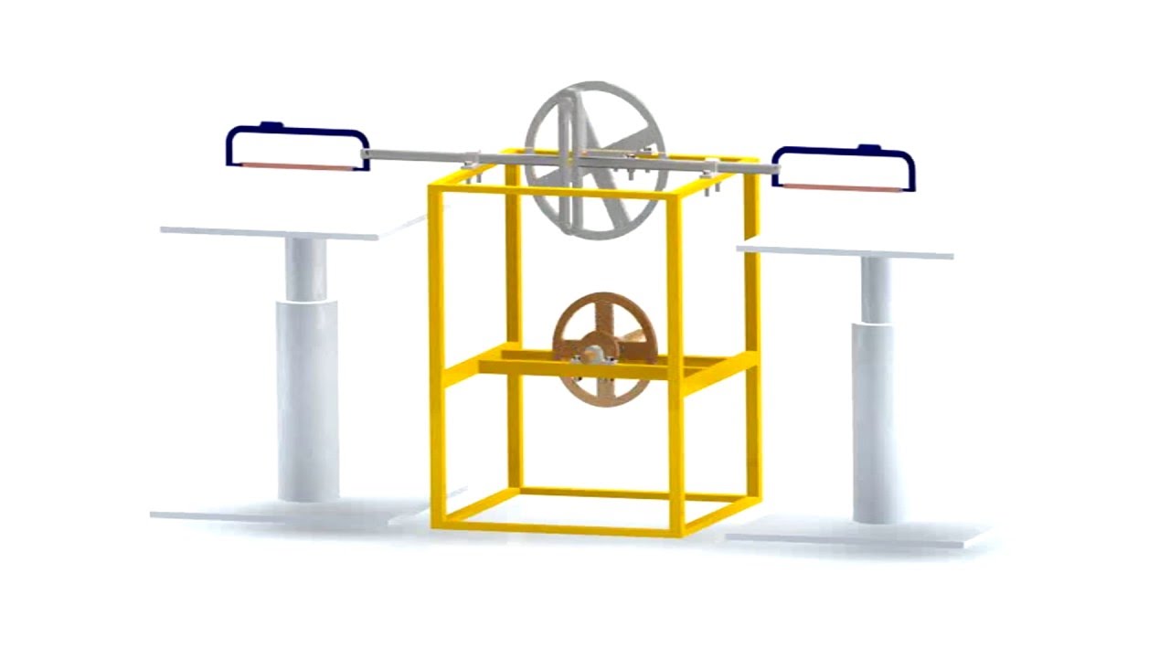 Double sided hacksaw machine - YouTube