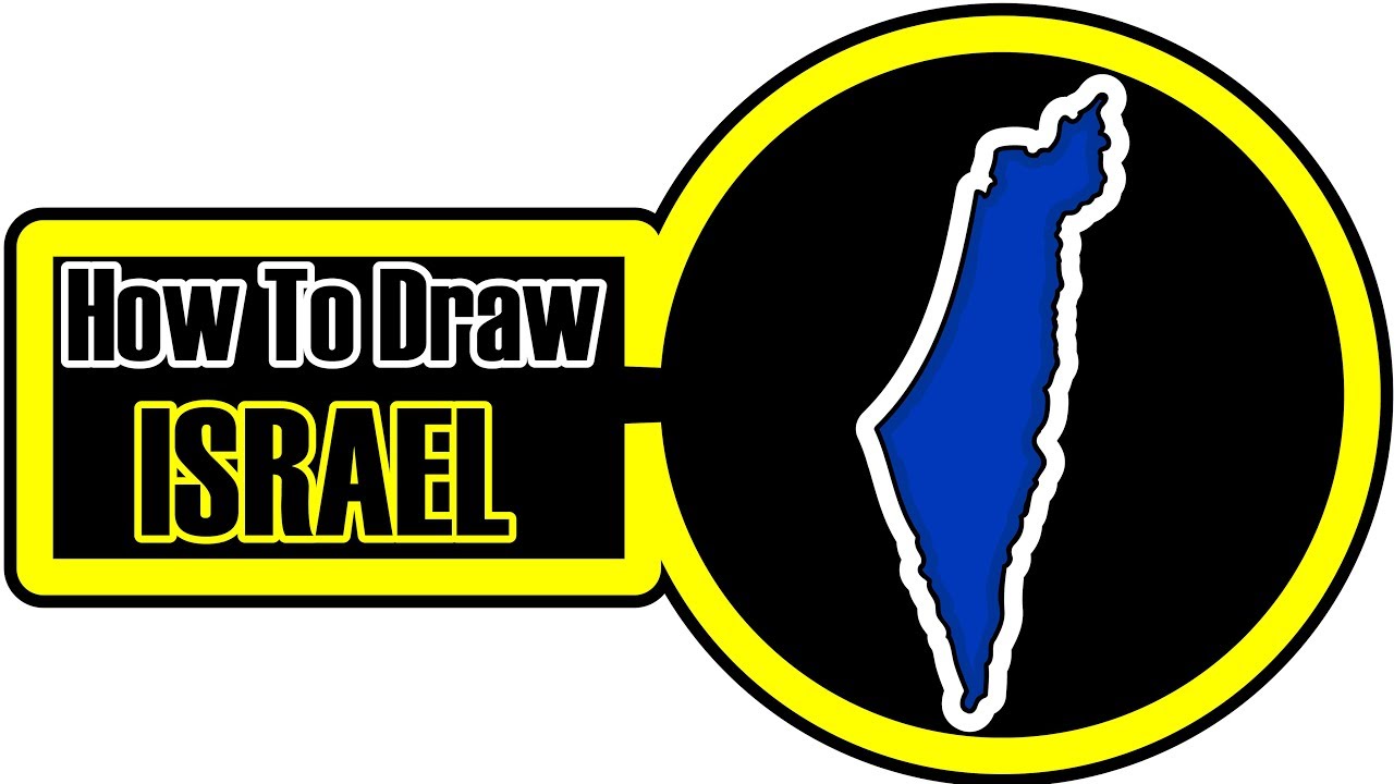 How To Draw Map of Israel Cartoon Step By Step Coloring Pages For Kids ...