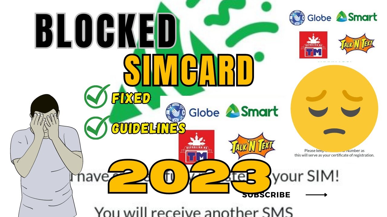 HOW TO FIX BLOCKED SIM OR DATA - Paano ma UNBLOCKED ang SMART ...