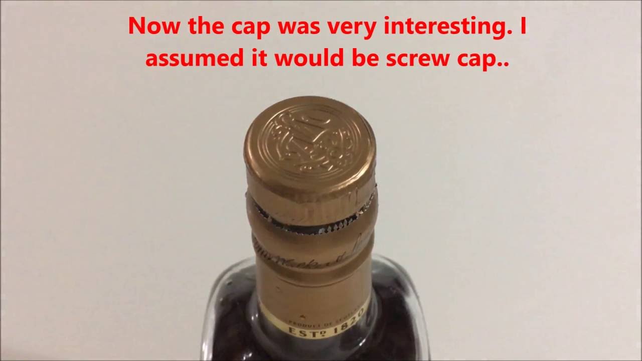 Johnnie Walker Gold Label Reserve Resealable Cork - YouTube