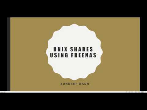 Creating Unix (NFS) Shares on FreeNas - YouTube