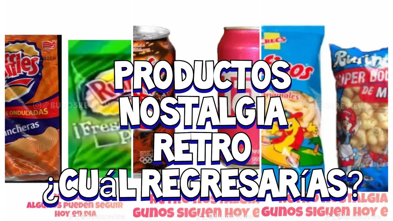 Recopilamos todos o casi los productos retro o de nostalgia que nos ...