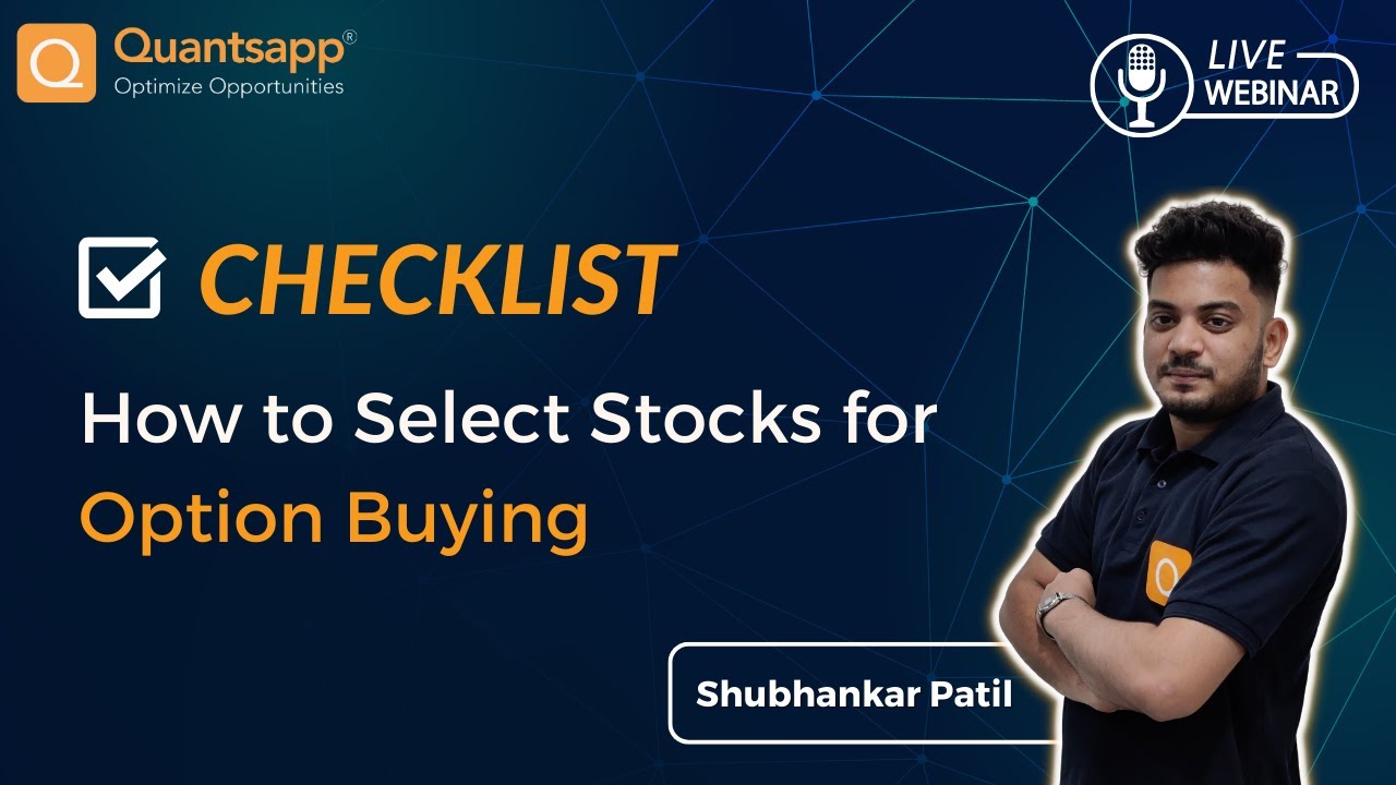Checklist How to Select Stocks for Option Buying - YouTube