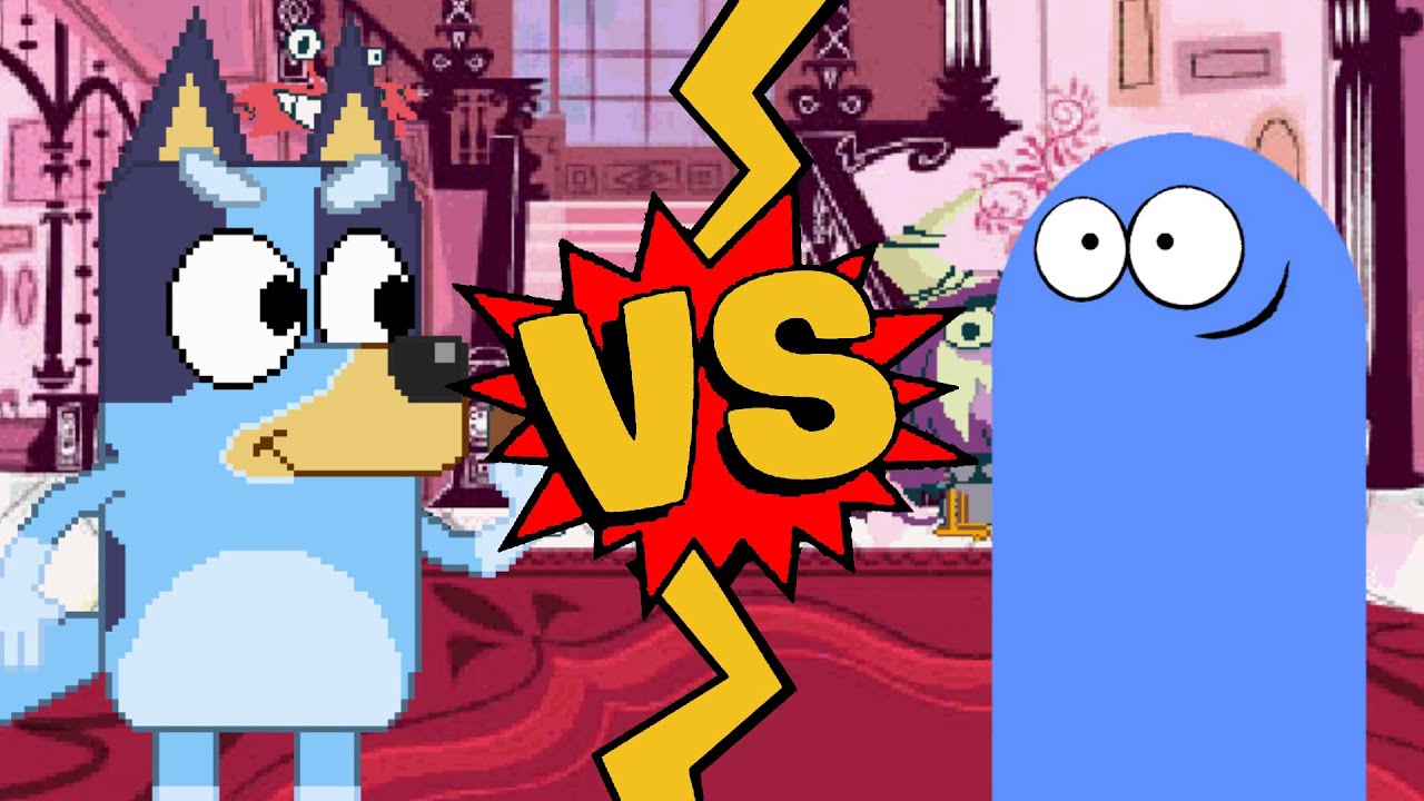 M.U.G.E.N. Battles | Bluey vs Bloo | Bluey vs Foster's Home for ...
