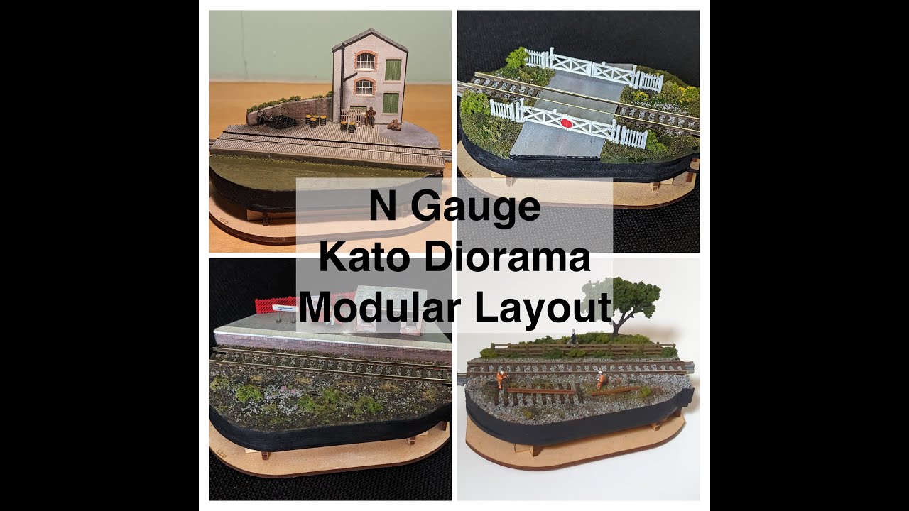 Kato Mini Diorama Modular Layout - YouTube