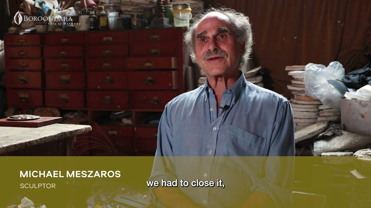 Michael Meszaros '50 Years as a Sculptor' | Artists of Boroondara - YouTube