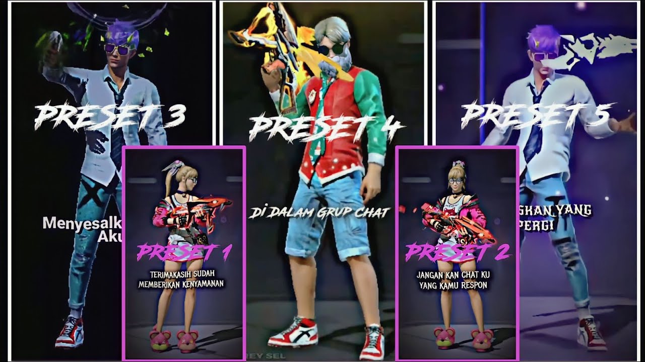 5 PRESET FF AM 5 MB &XML💌 KATA KATA SAD GIRL X SAD BOY🥀 TERBARU VIRAL ...