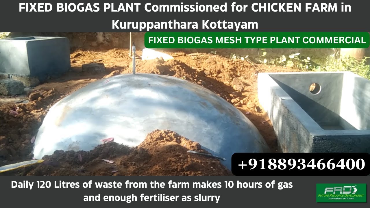 Transforming Waste to Energy Fixed Biogas Plant for Chicken Farm in ...