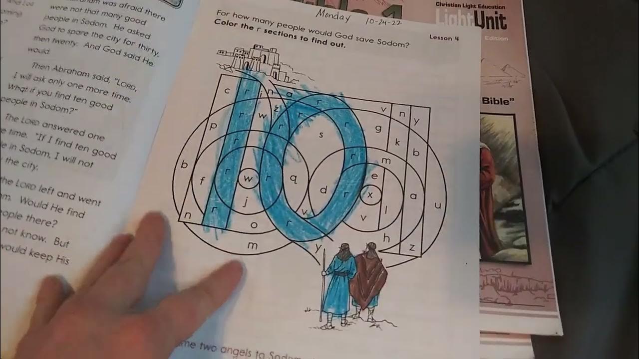 1st Grade Christian Light Education Bible Curriculum Flip-Through - YouTube