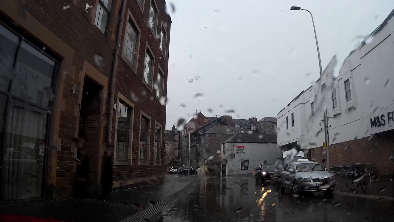 Wintry Weather Drive Around Perth Perthshire Scotland - YouTube
