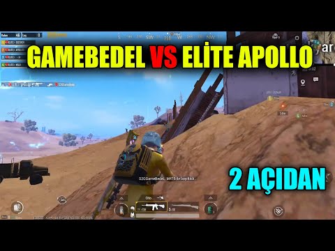 GAMEBEDEL VS ELİTE APOLLO Pubg Mobile Yayıncı Karşılaşmaları