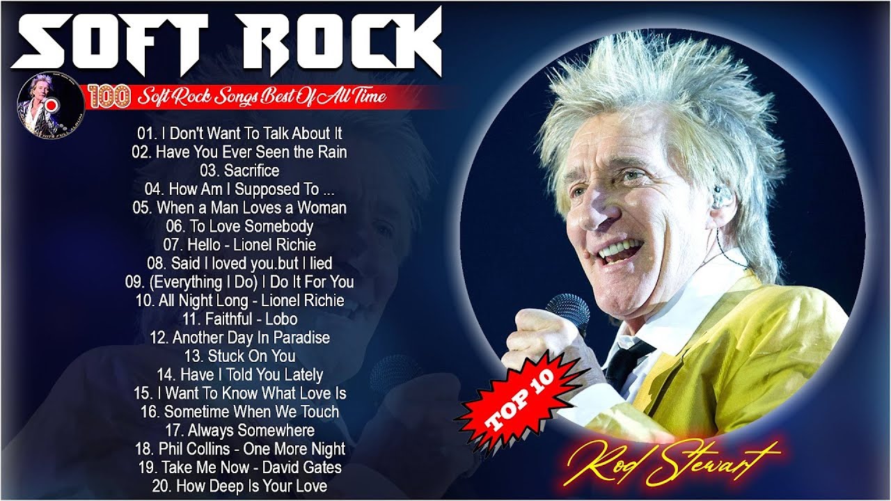 Rod Stewart, Phil Collins, Air Supply, Bee Gees, Chicago, Lobo, 🎸 Best ...