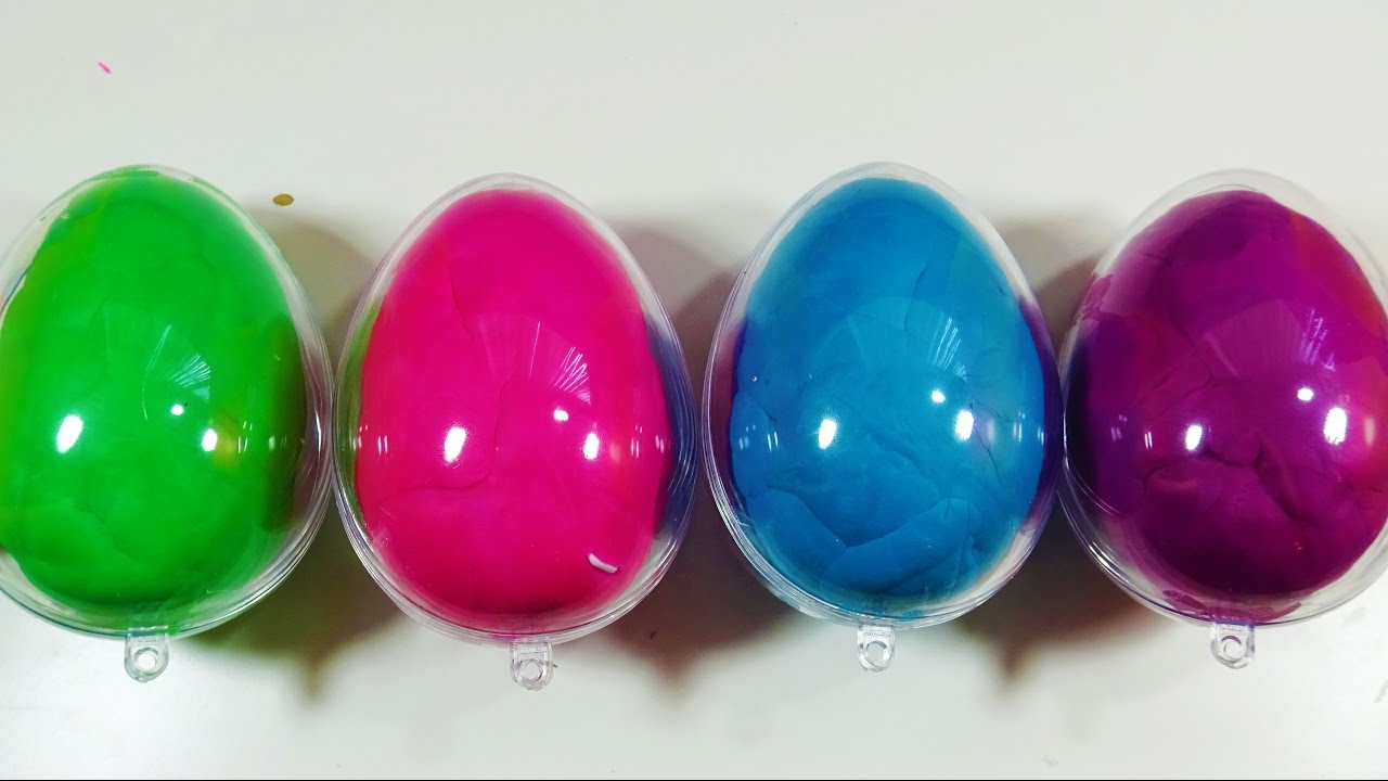 Play Doh Surprise Egg Toys Disney Princess Shopkins Super Wings Angry ...