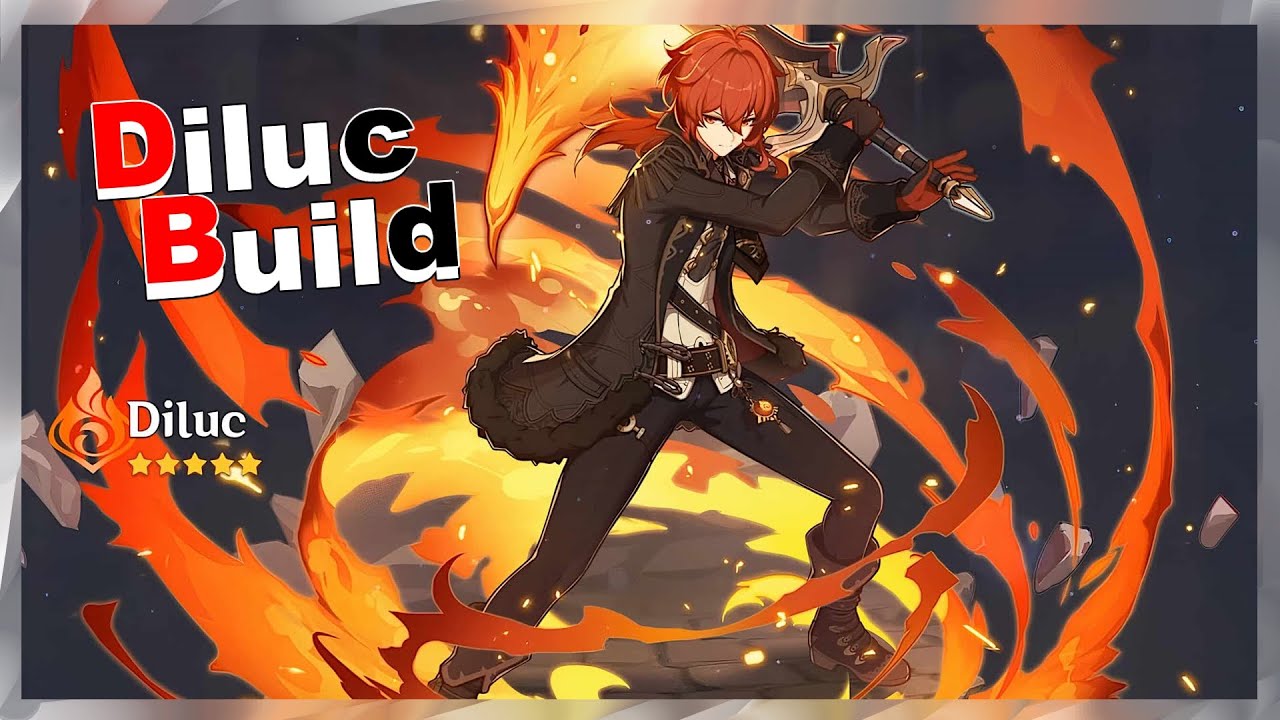 GUÍA Y BUILD BÁSICA F2P para Diluc | GENSHIN IMPACT - YouTube
