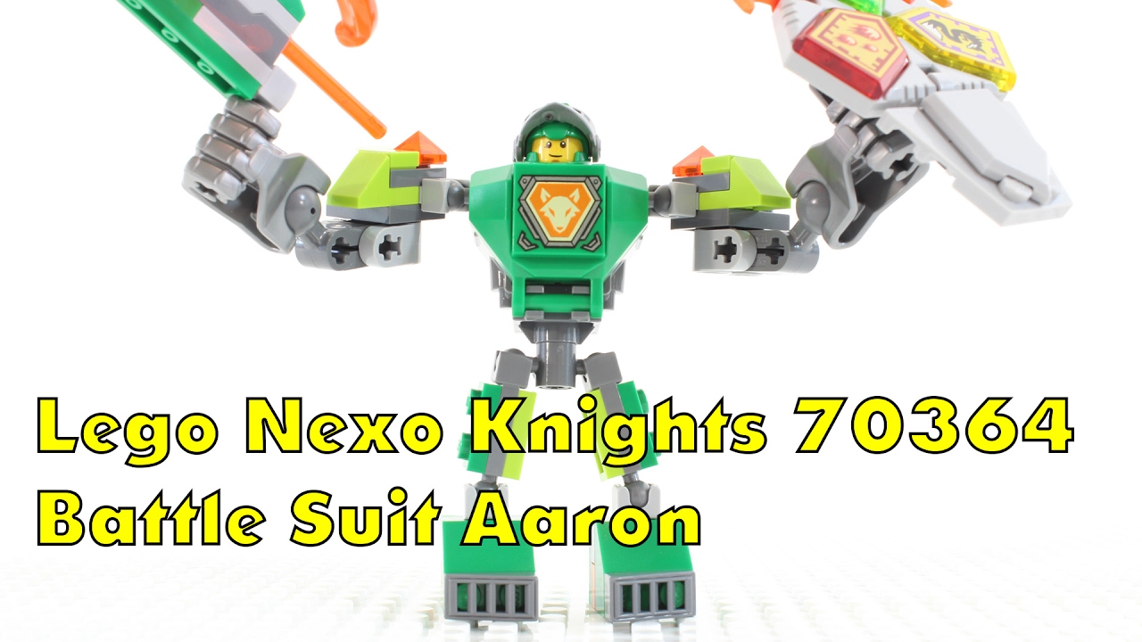 Lego Nexo Knights 70364 - Battle Suit Aaron - Stop Motion Build - YouTube
