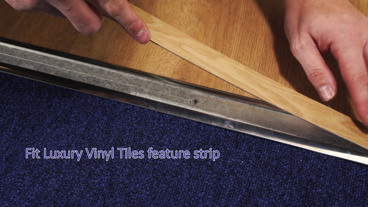 How to fit LVT flooring transition profiles with Quantum Flooring - YouTube