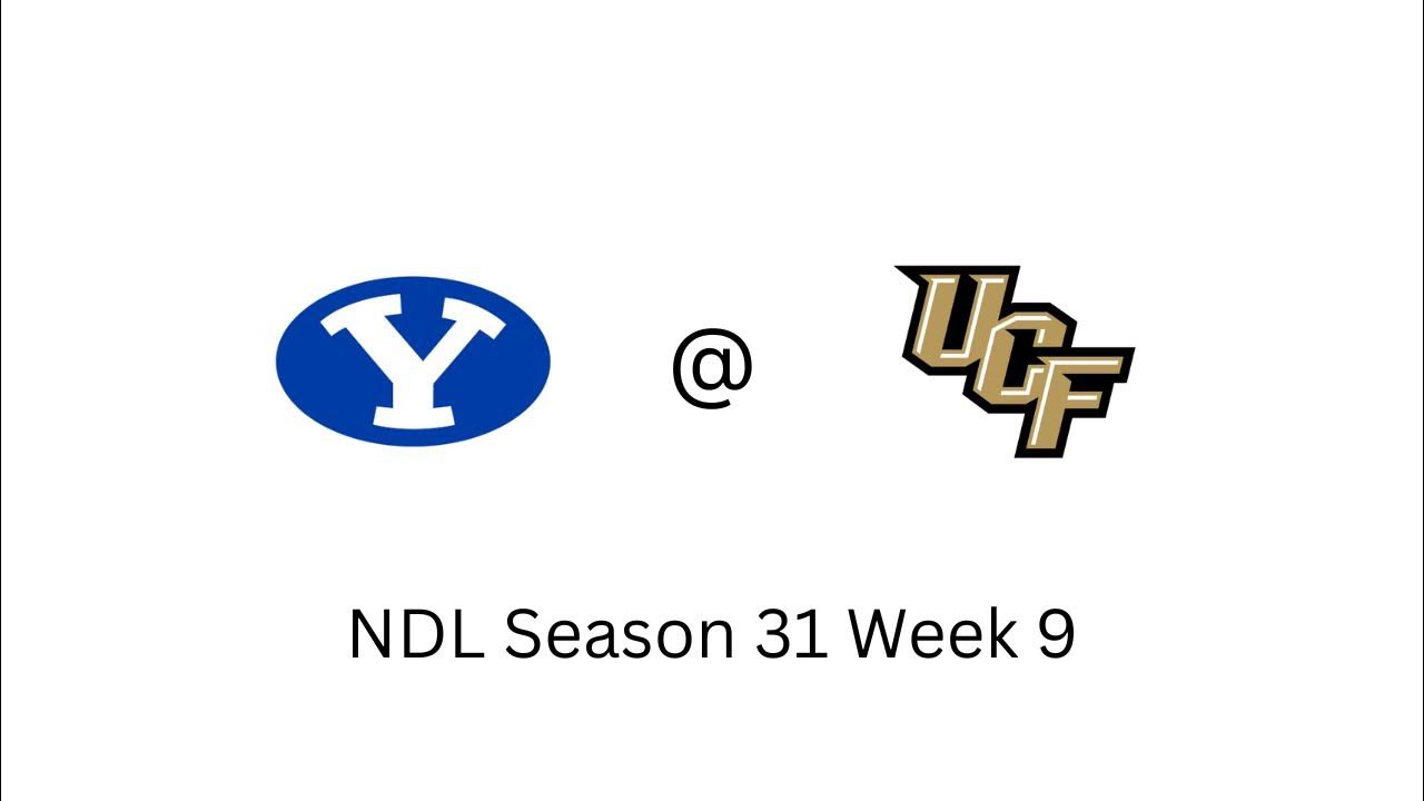 BYU vs UCF | NDL S31 Week 9 - YouTube
