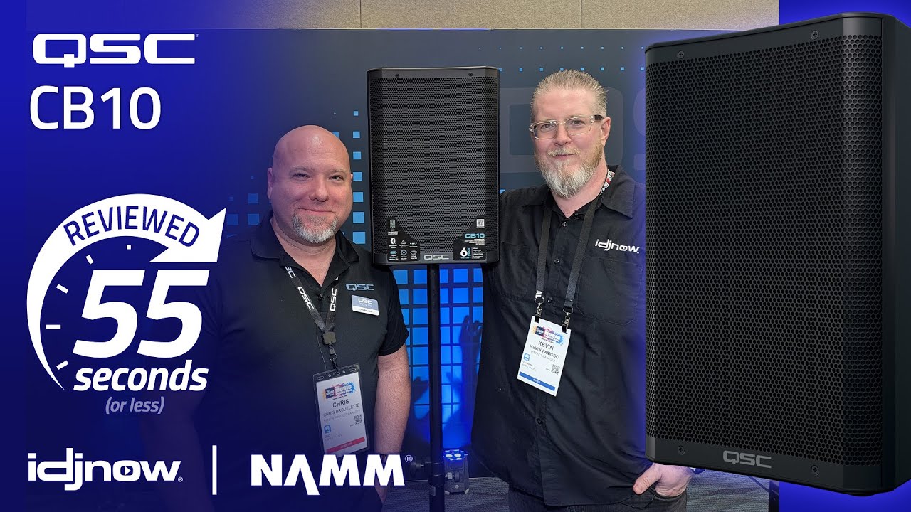 QSC CB10 in 55 seconds - NAMM 2026 w/ I DJ NOW - YouTube