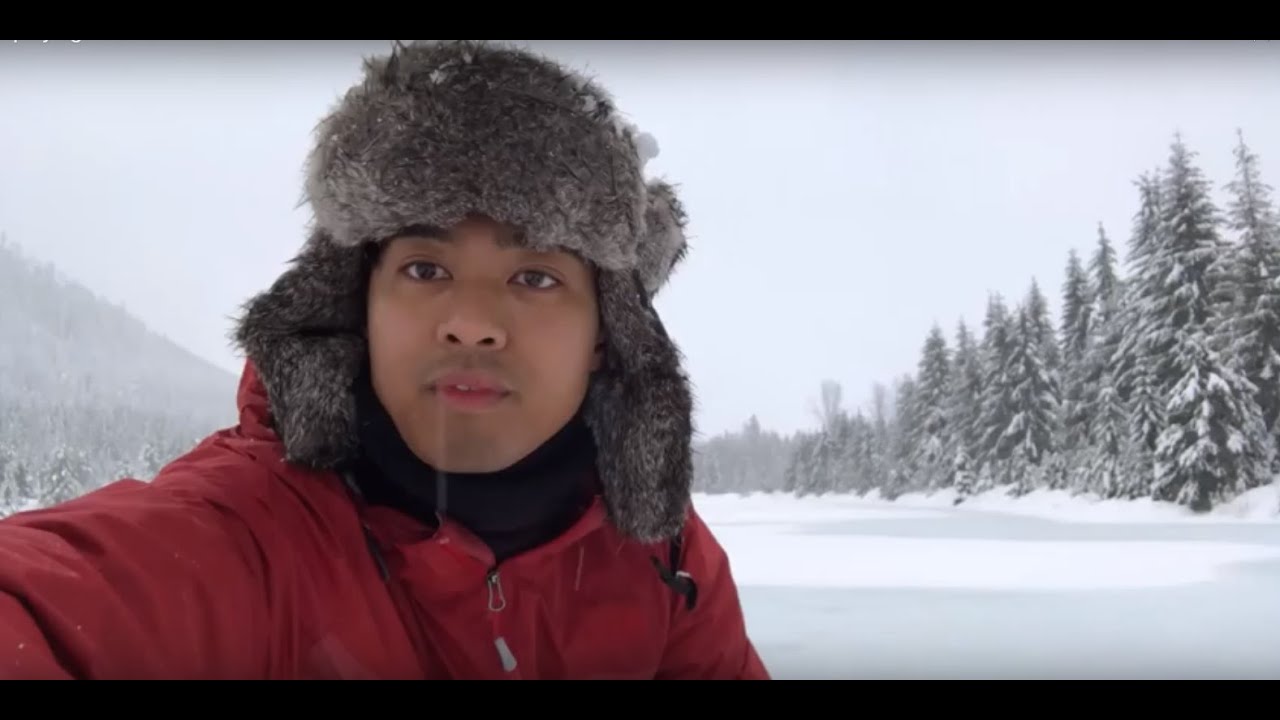 playing ukulele in 4 feet of snow - YouTube