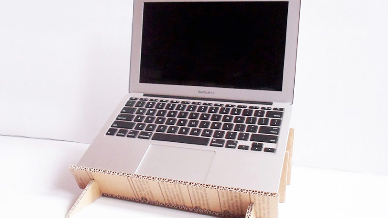 How To Build a Useful Laptop Stand and Organizer - DIY Home Tutorial ...