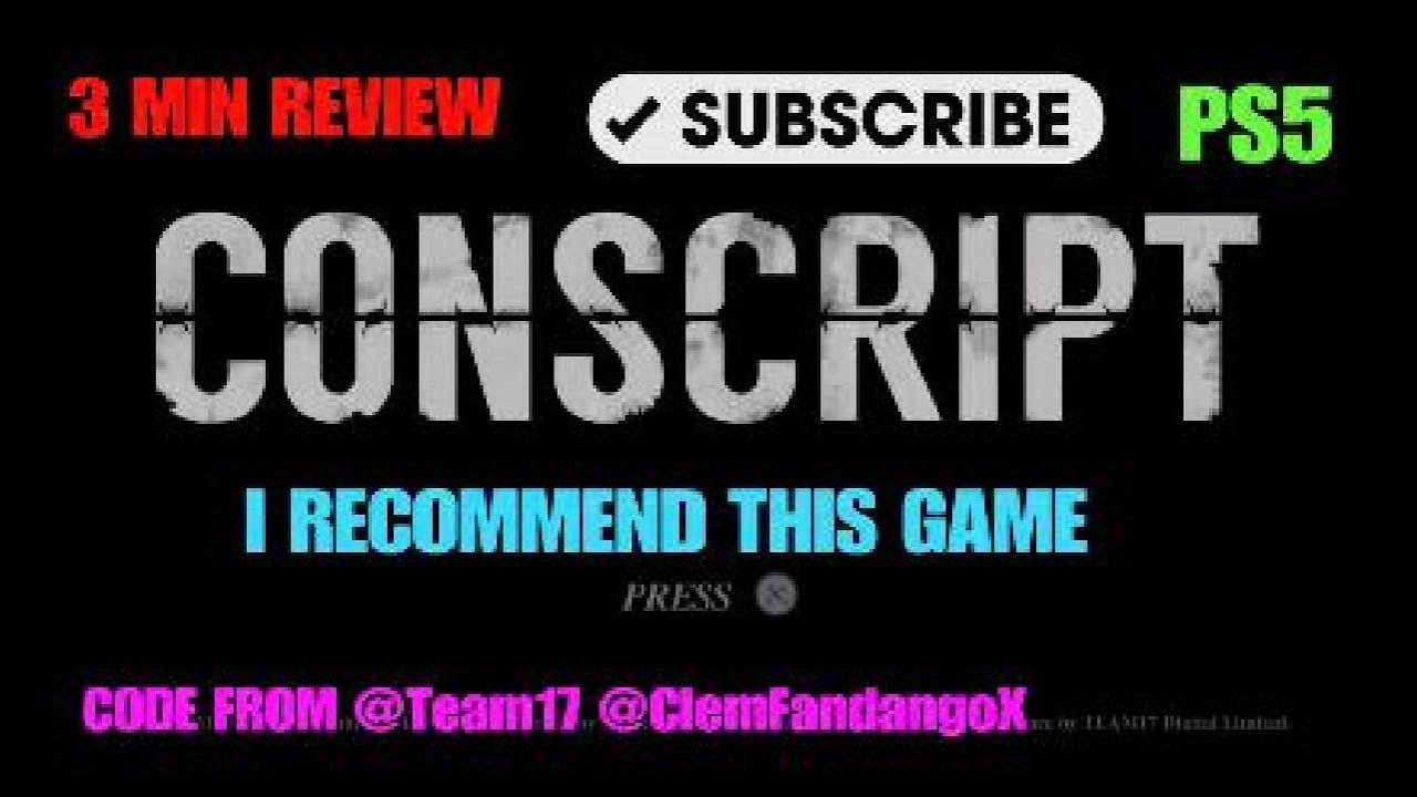 CONSCRIPT 3 Min Review - YouTube
