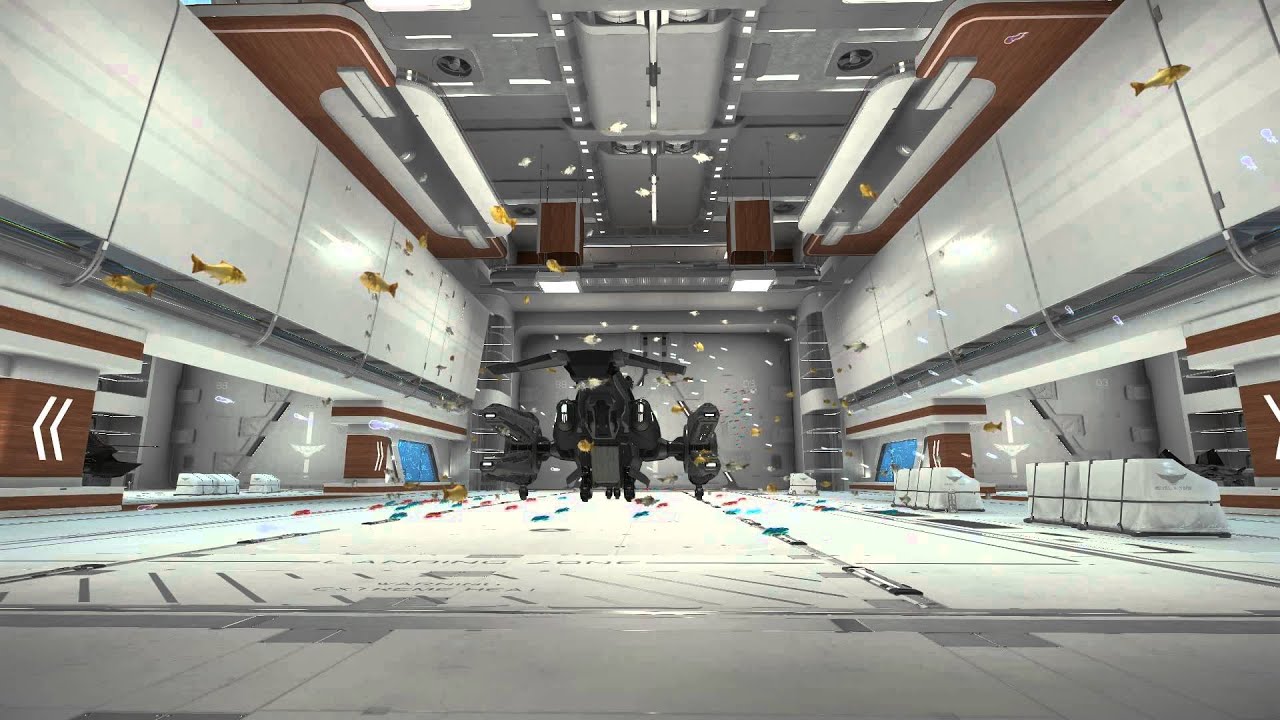 Star Citizen Fish Hangar "april fool?" - YouTube
