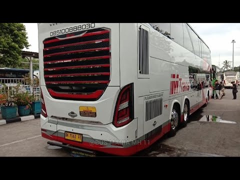 Bus M Trans !! Rilis Perdana Di terminal Tanjung Priok Jakarta Dengan ...