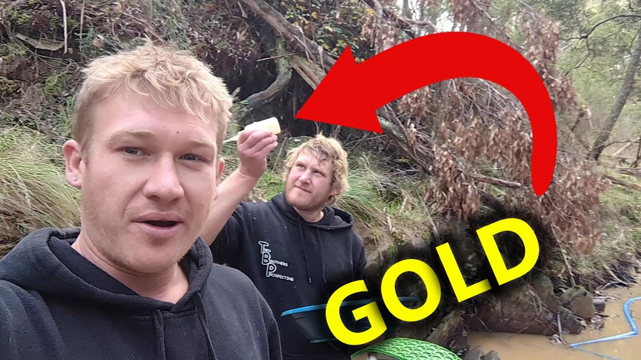 GOLD Panning And HighBanking Australian Deep Lead GOLD - YouTube