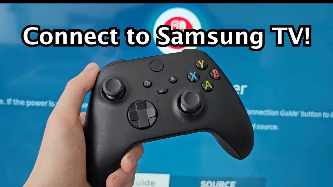 How to Connect Xbox Controller to Samsung Smart TV! - YouTube