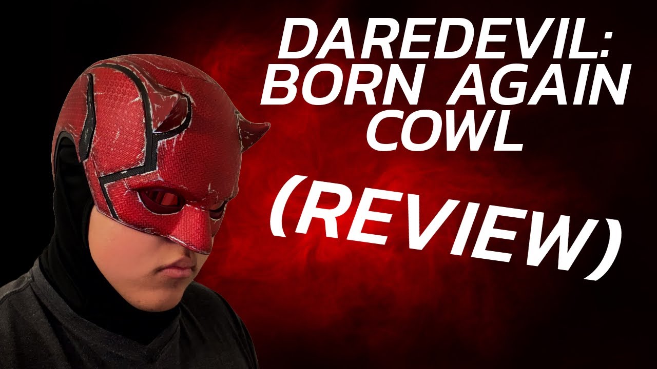 Daredevil: Born Again Cowl (Review) - YouTube