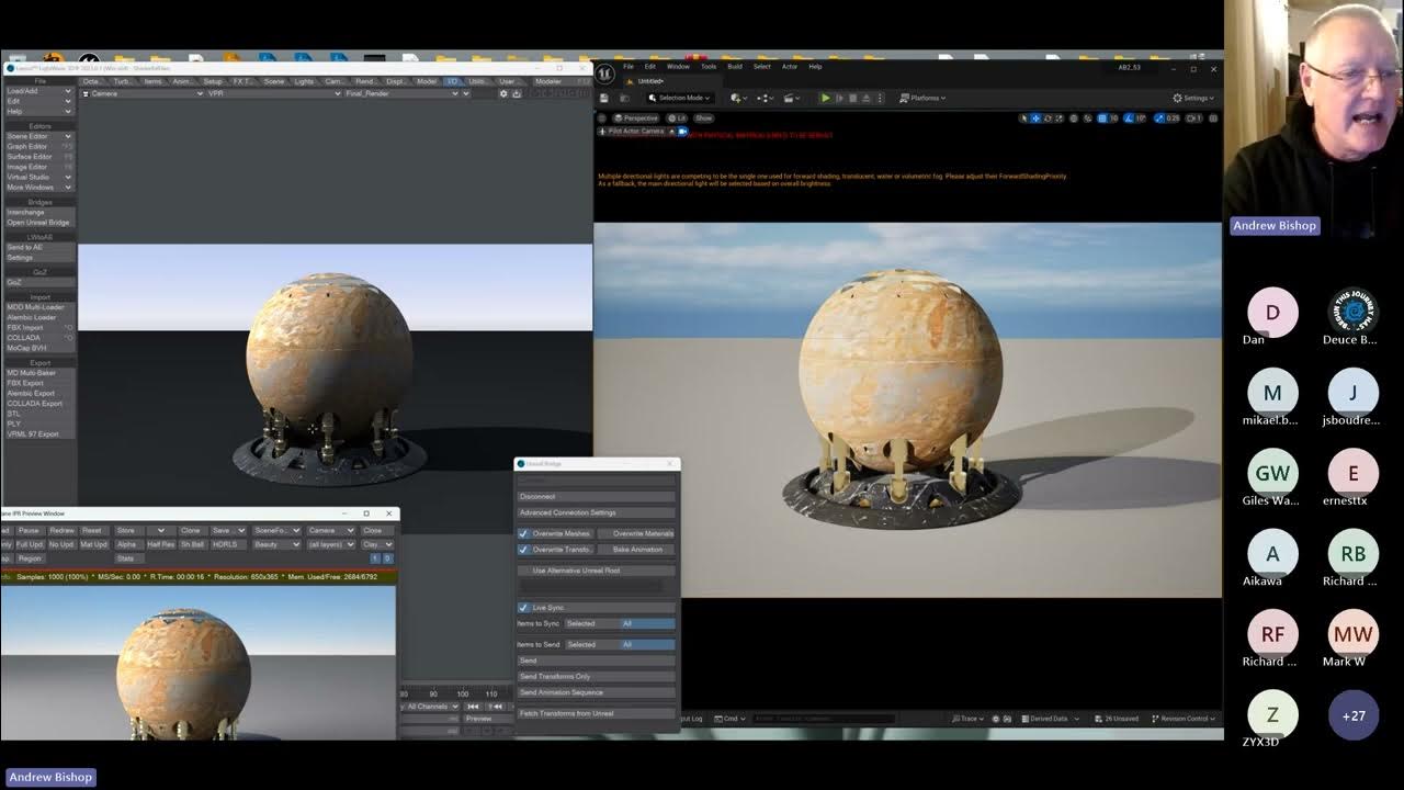 Unreal Engine 5 Bridge live event, LightWave Digital March 2024 - YouTube