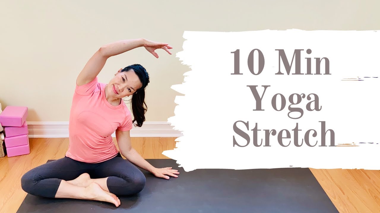 10 Minute Easy Yoga Flow Stretch Sequence - YouTube