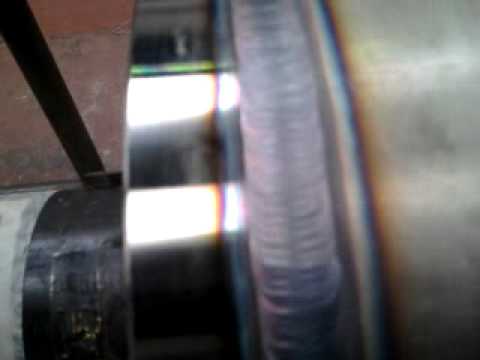 Tig welding walking the cup 2 - YouTube