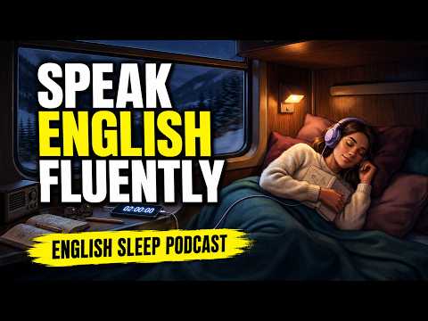Learn English With Rain | Improve English Fluency Naturally | Slow Podcast Before Bed