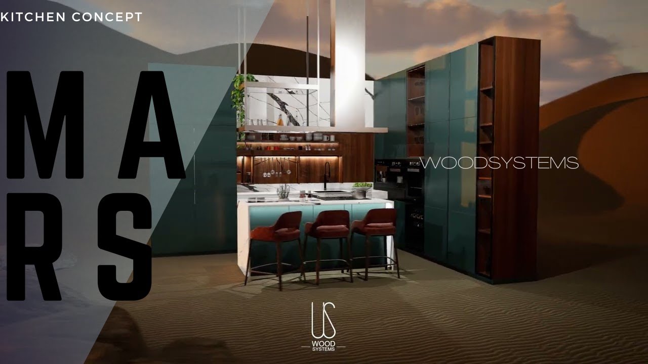 Концепт кухні "МАРС" /"MARS" kitchen concept#WOODSYSTEMS - YouTube