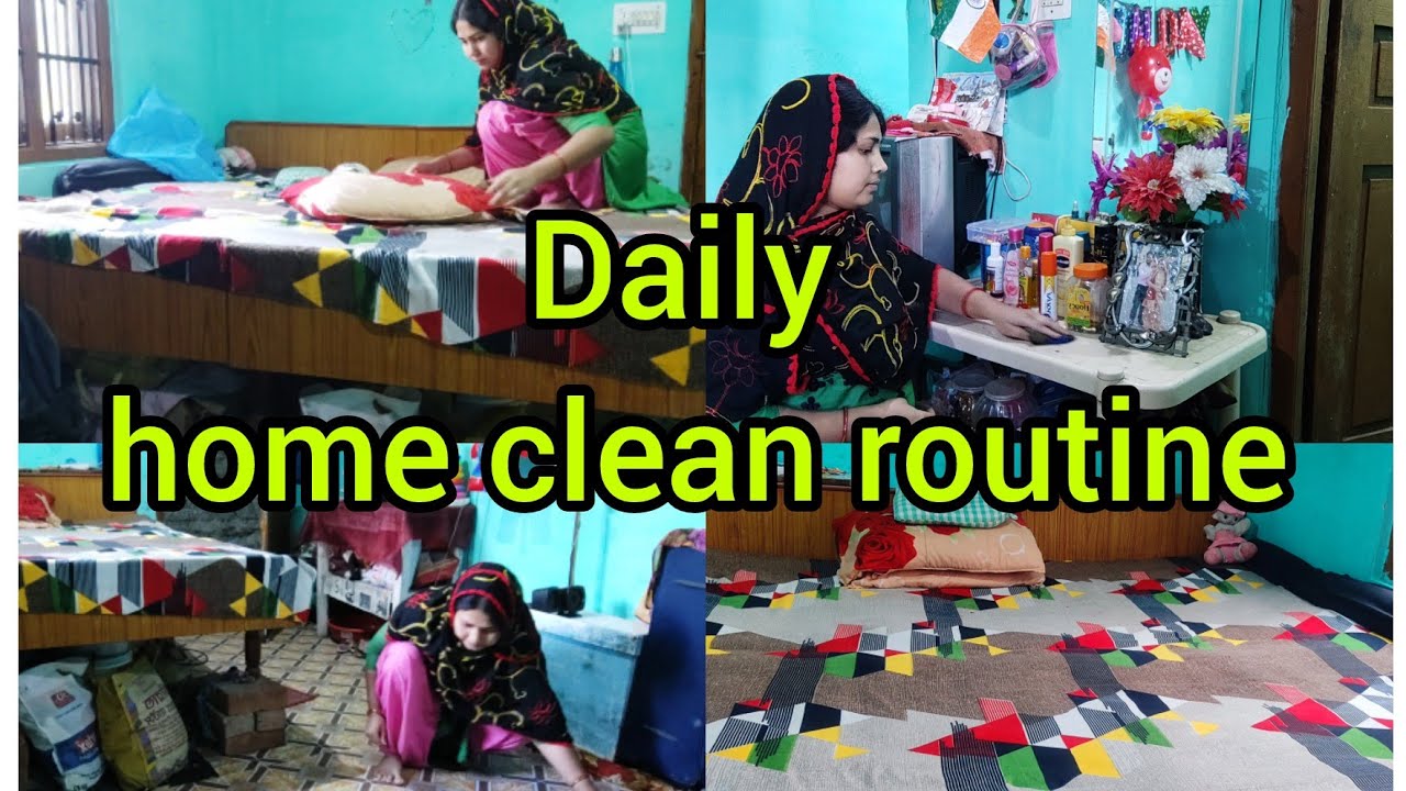 my daily home clean routing day, clean routing day, home clean day ...