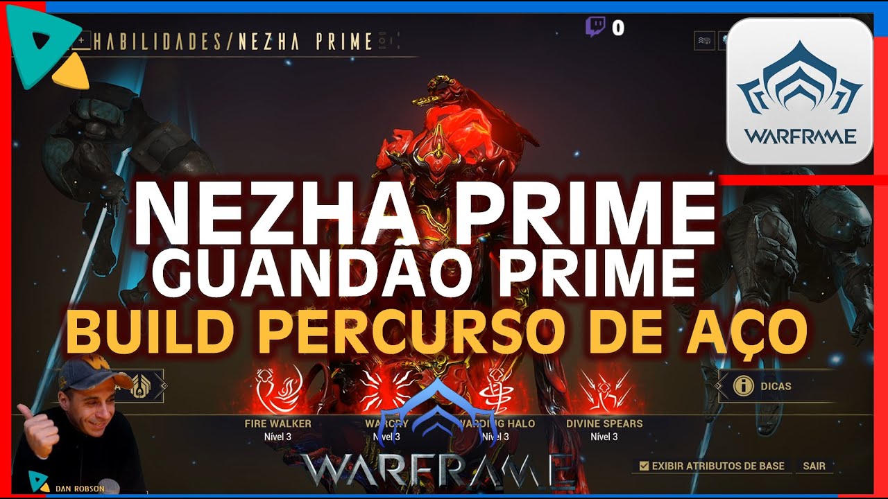 Build Nezha Prime e Guandao Prime Build para fazer percurso de aço no ...