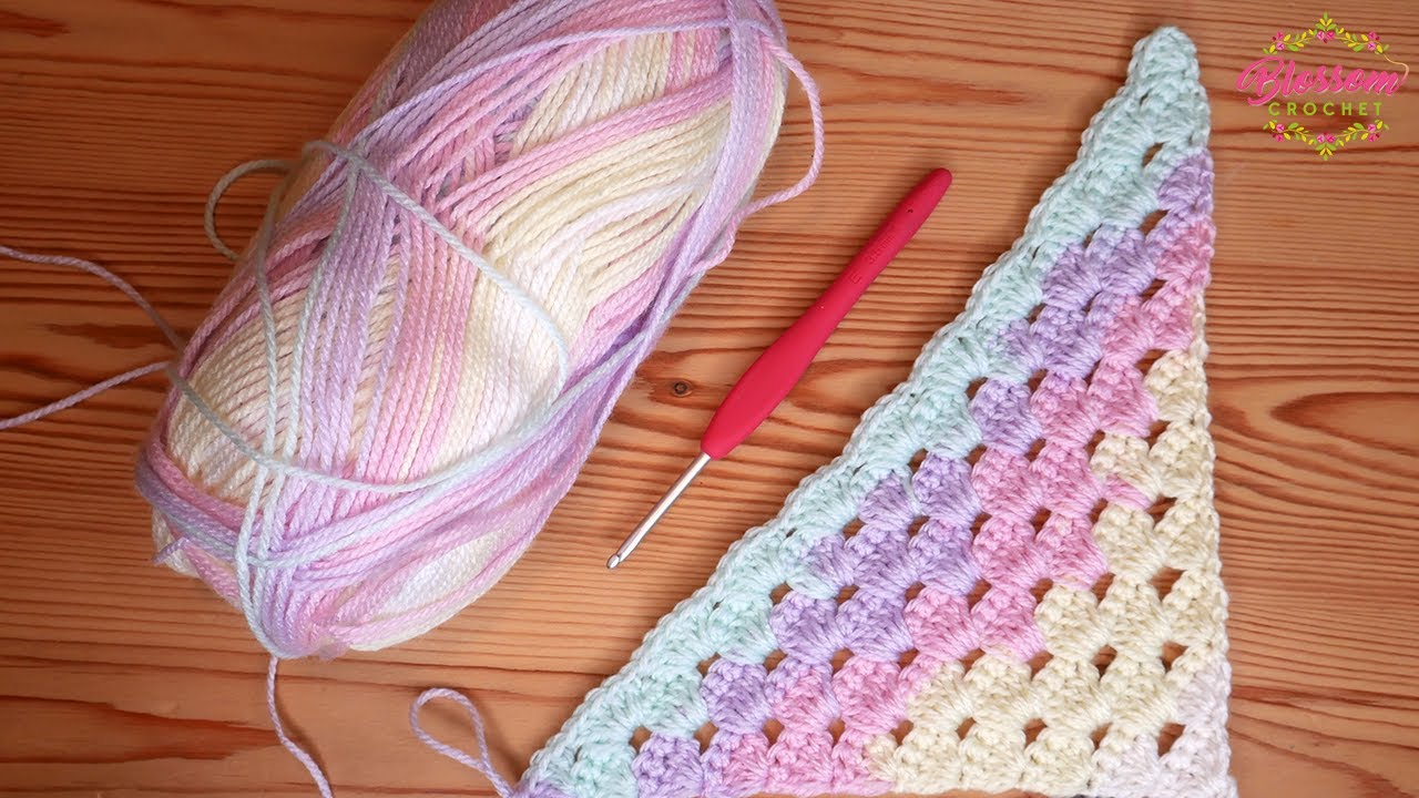 Crochet A Shell Stitch Shawl - EASY Beginner Pattern! - YouTube