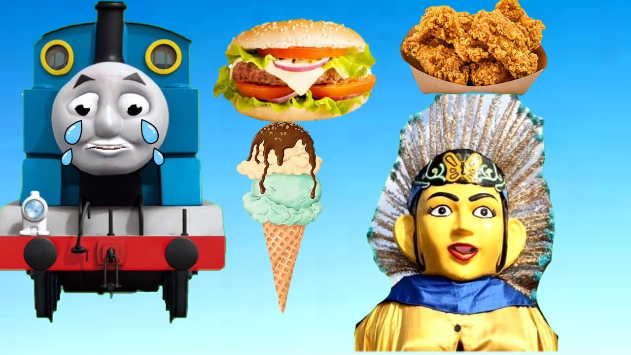 Thomas wants Burger. Thomas kereta api mau Burger😭😵🙀😂🤣 - YouTube