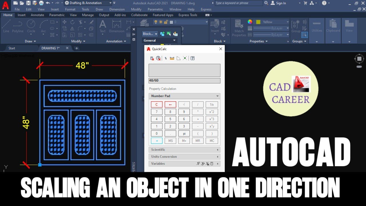 Troubleshooting Single-side scaling issues in AutoCAD | Polyline/Block ...