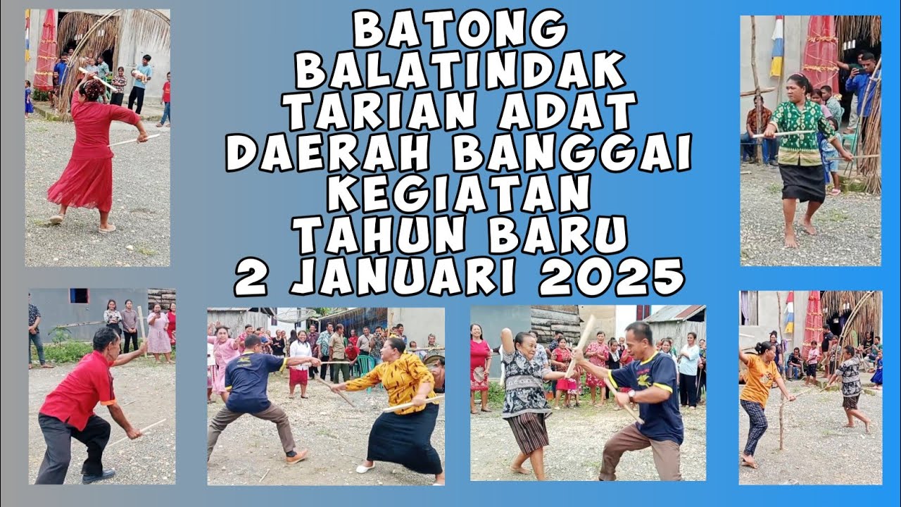 Batong Balatindak Tarian Adat Daerah Banggai Kegiatan 2 Januari 2025 ...