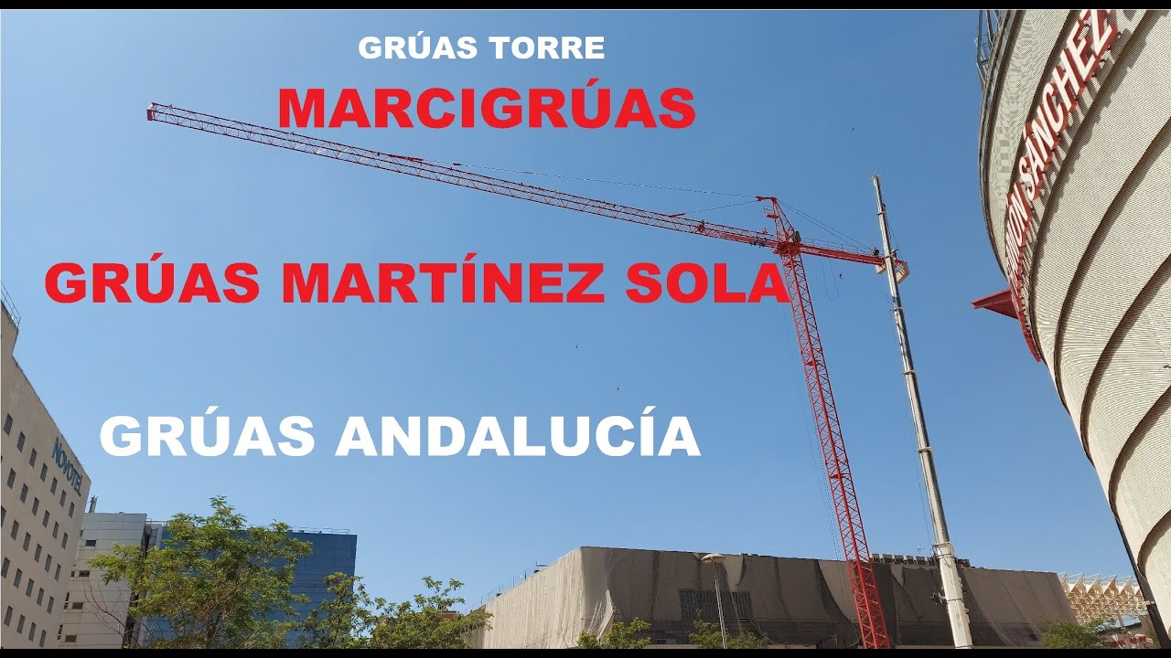Montaje Grúa Torre PINGON GP 51.13 con GROVE GMK 4100 L1 MARCIGRÚAS ...