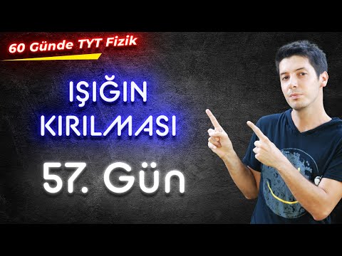 57) 60 Günde TYT Fizik Kampı / Kırılma ve Sınır Açısı Kavramı. Görünür Derinlik / 57. Gün