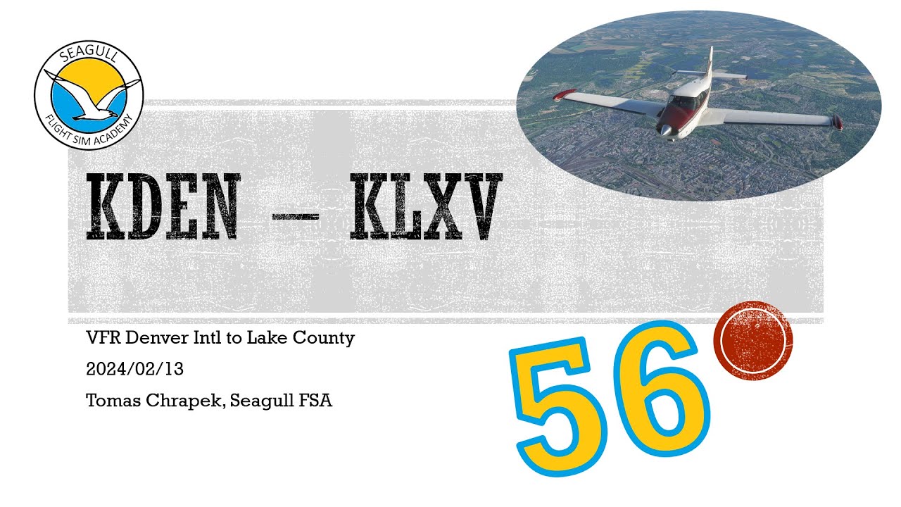 Group Flight 056 | Highest US Airport | VFR KDEN to KLXV - YouTube