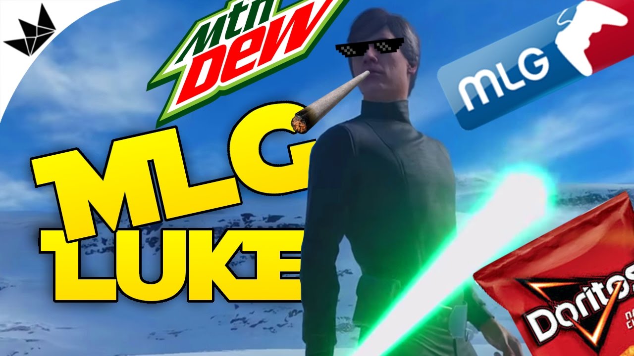 Star Wars Battlefront: MLG Luke Skywalker - YouTube