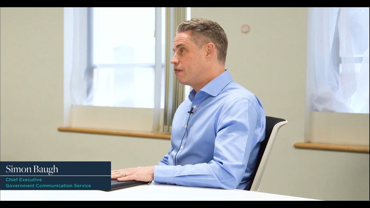 Simon Baugh, Chief Executive of the Government Communication Service ...