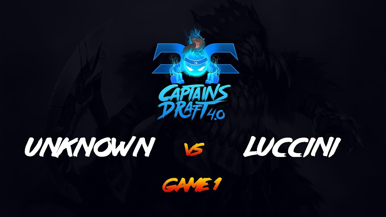 Unknown vs Luccini Game 1- Captain's Draft 4 - SA Qualifiers - YouTube